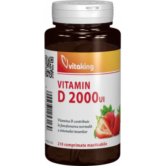Vitamina D 2000UI masticabila - 210 comprimate